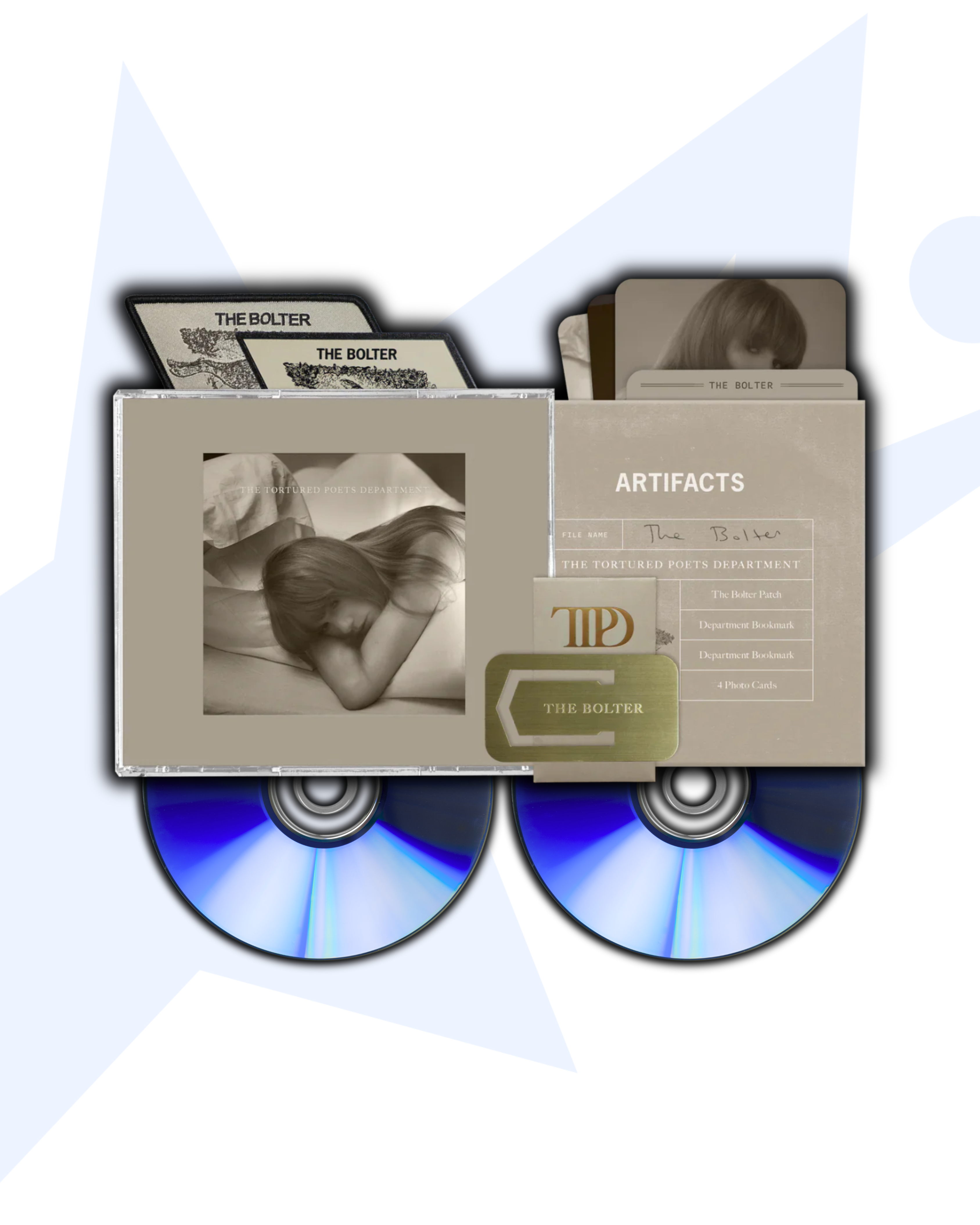 Taylor Swift TTPD CD Deluxe: The Bolter (Beige) – FAN HYPE